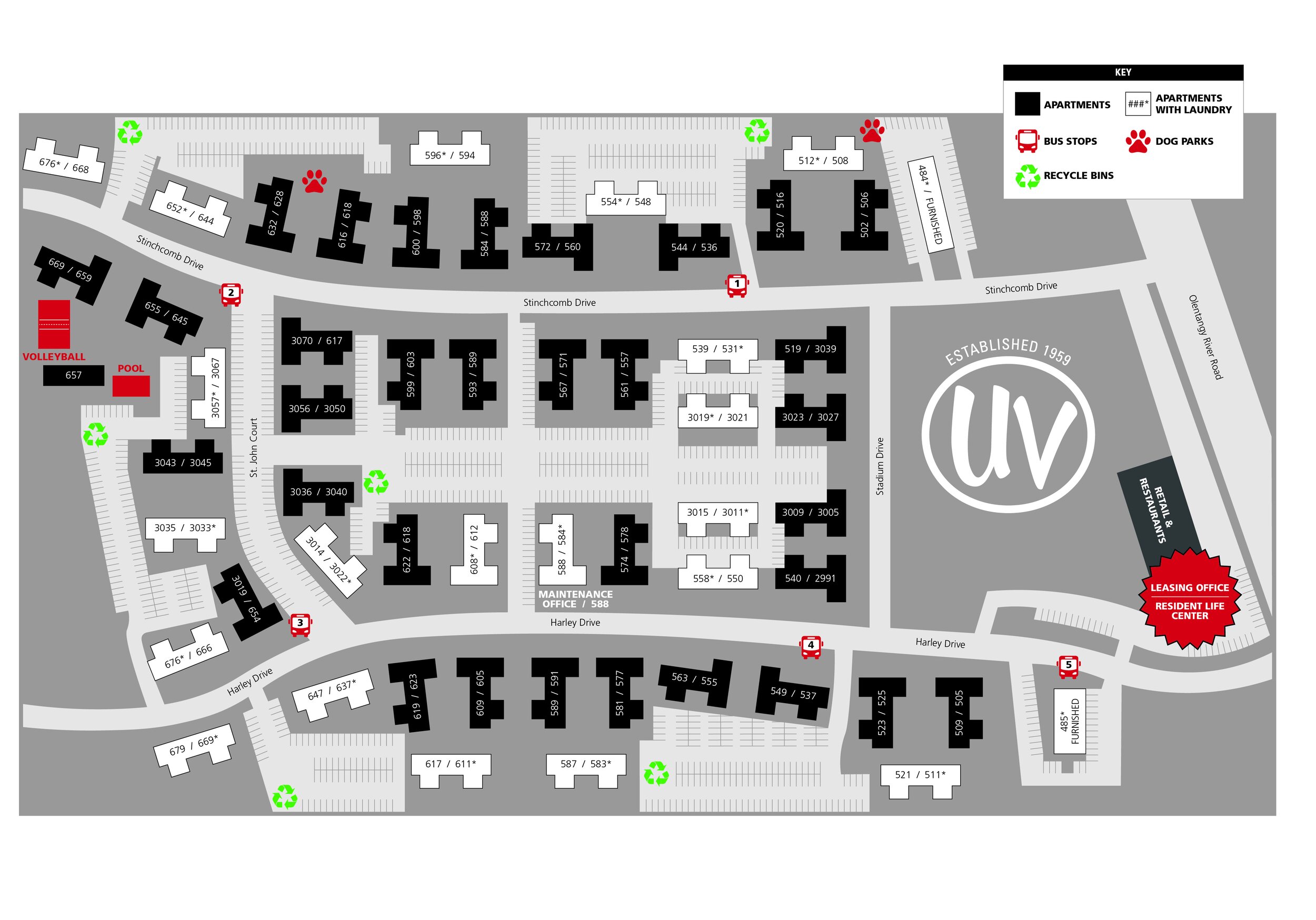 OUR APARTMENTS — University Village