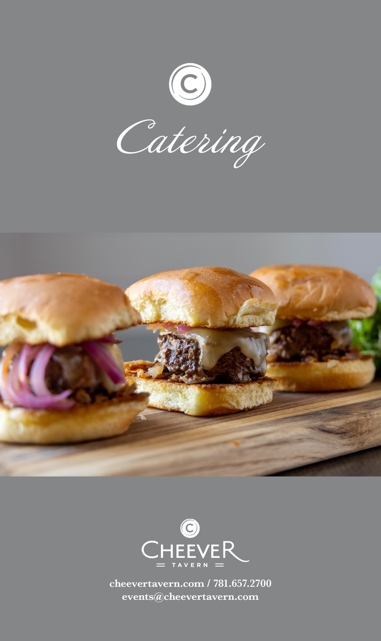 CHEEVER TAVERN NORWELL RESTAURANT–Catering Menu