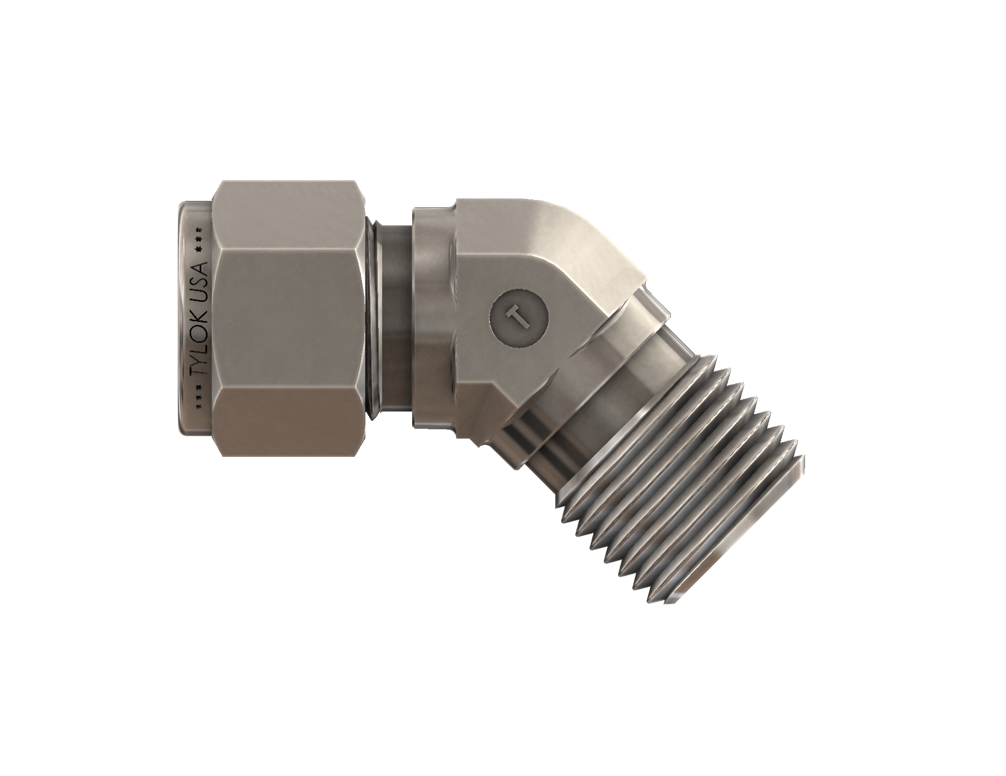 Tylok Elbow Tube Fittings - Stainless Steel, Carbon Steel & Brass