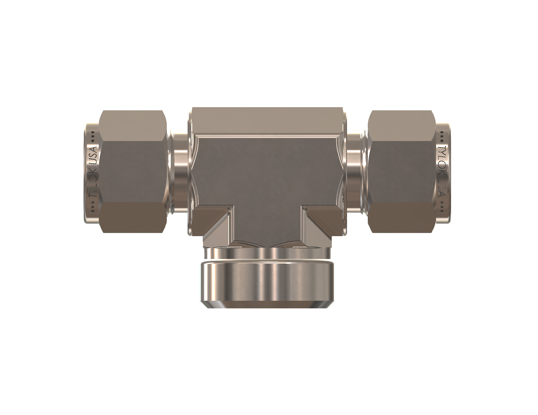 Tylok Tube Fitting Tees - Stainless Steel, Carbon Steel & Brass