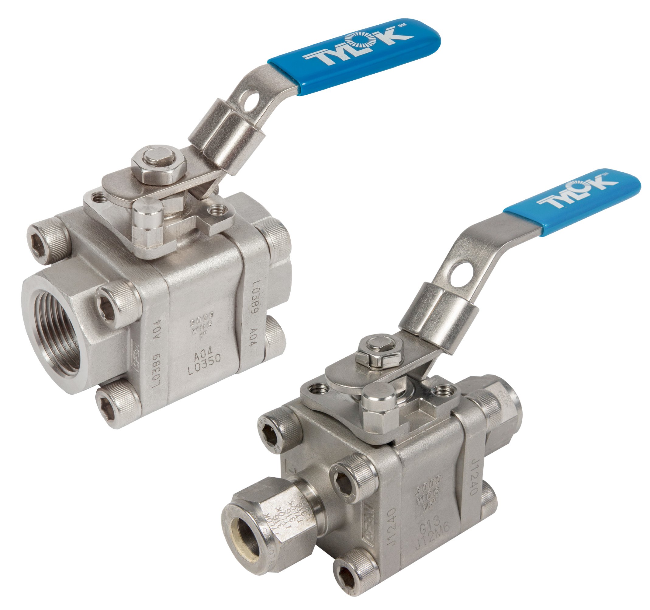 Tylok Ball Valves - 3 Piece Series