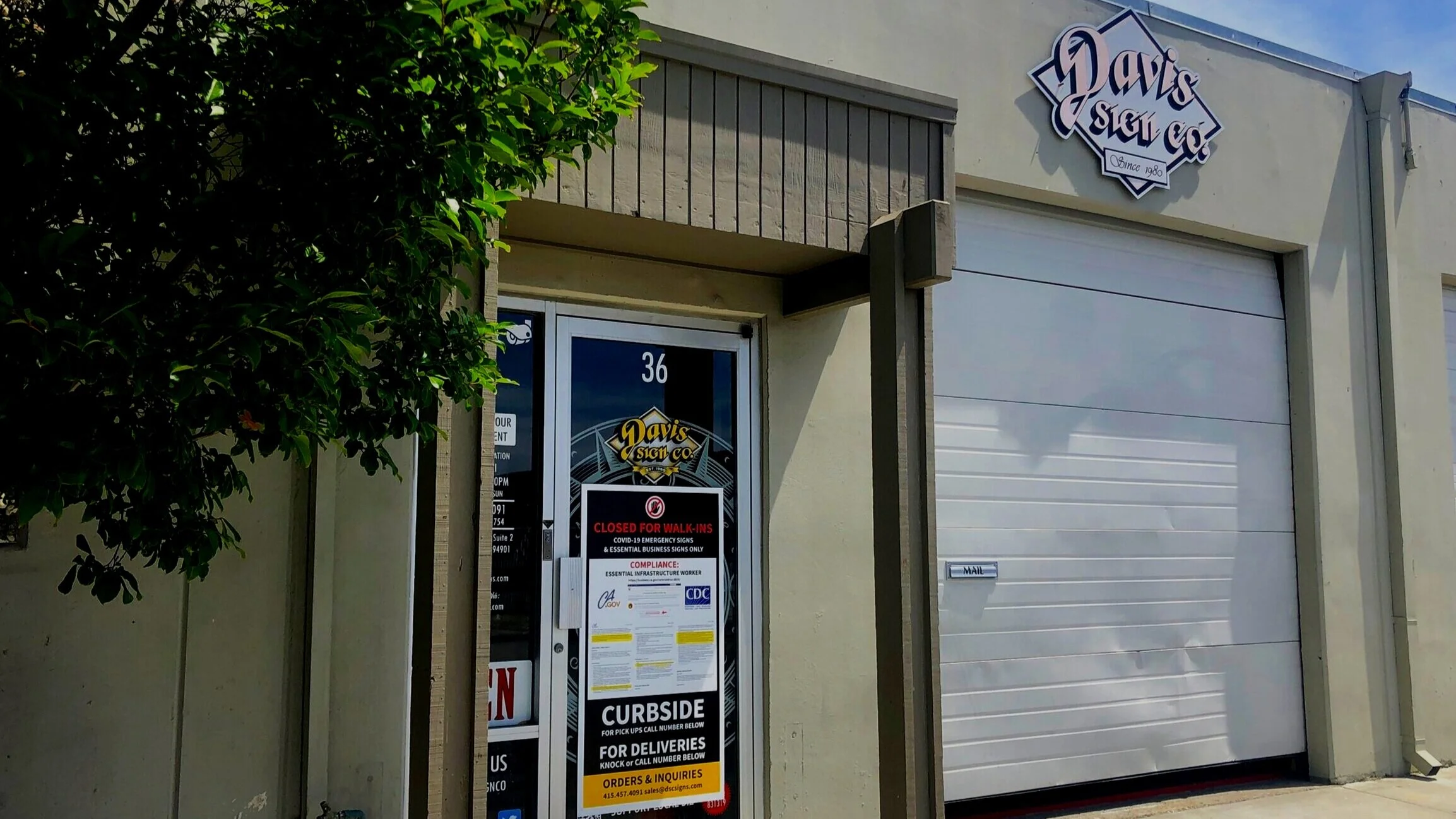Contact Davis Sign Co | San Francisco and Marin CA
