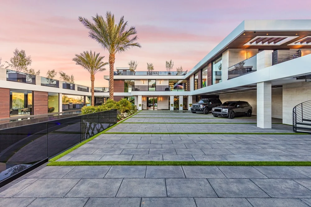modern car garage and driveway designs at our luxury resort style ...