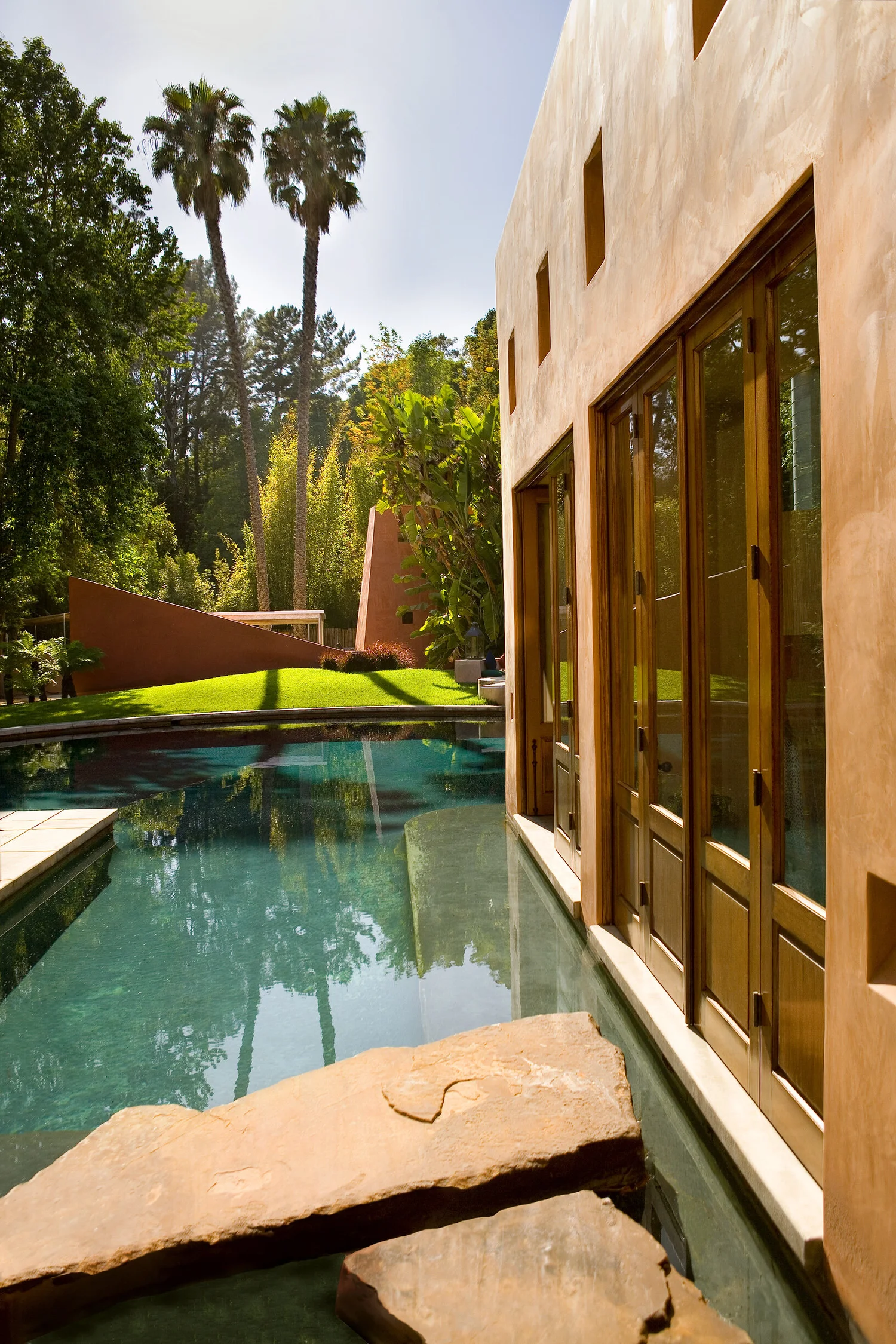 mandeville canyon, a modern mediterranean inspired custom luxury ...