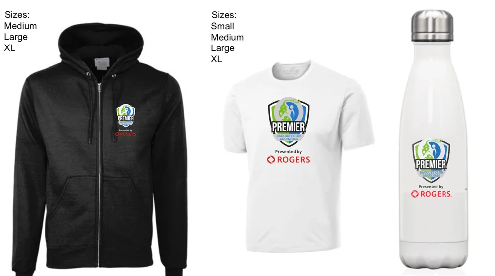 PRC Merch order — Premier Racquet Clubs