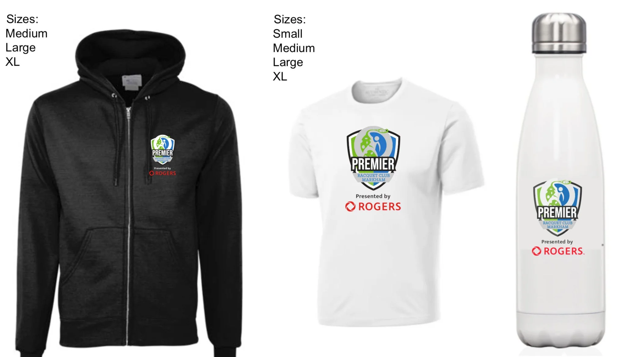 PRC Merch order — Premier Racquet Clubs