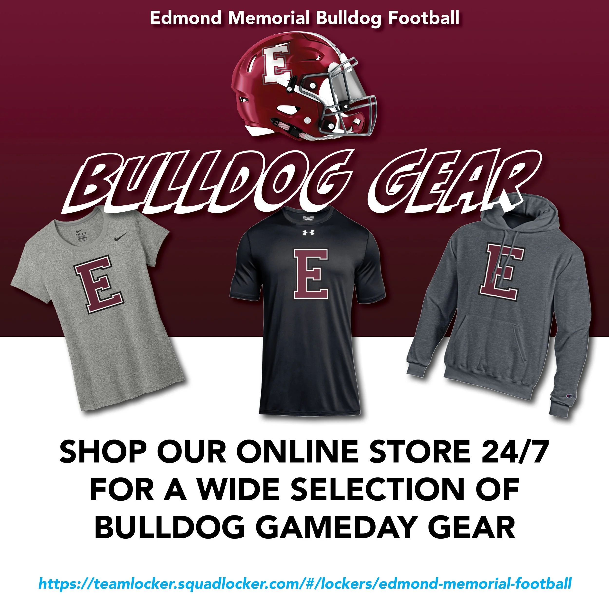 Bulldog Apparel — Edmond Memorial Football