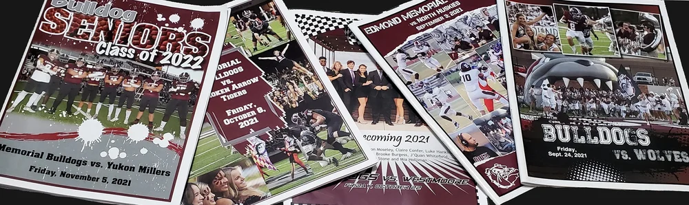 Football Game Programs — Edmond Memorial Football
