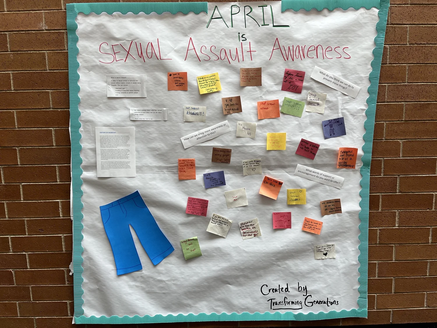 Community Awareness, Training and Education — Transforming Generations