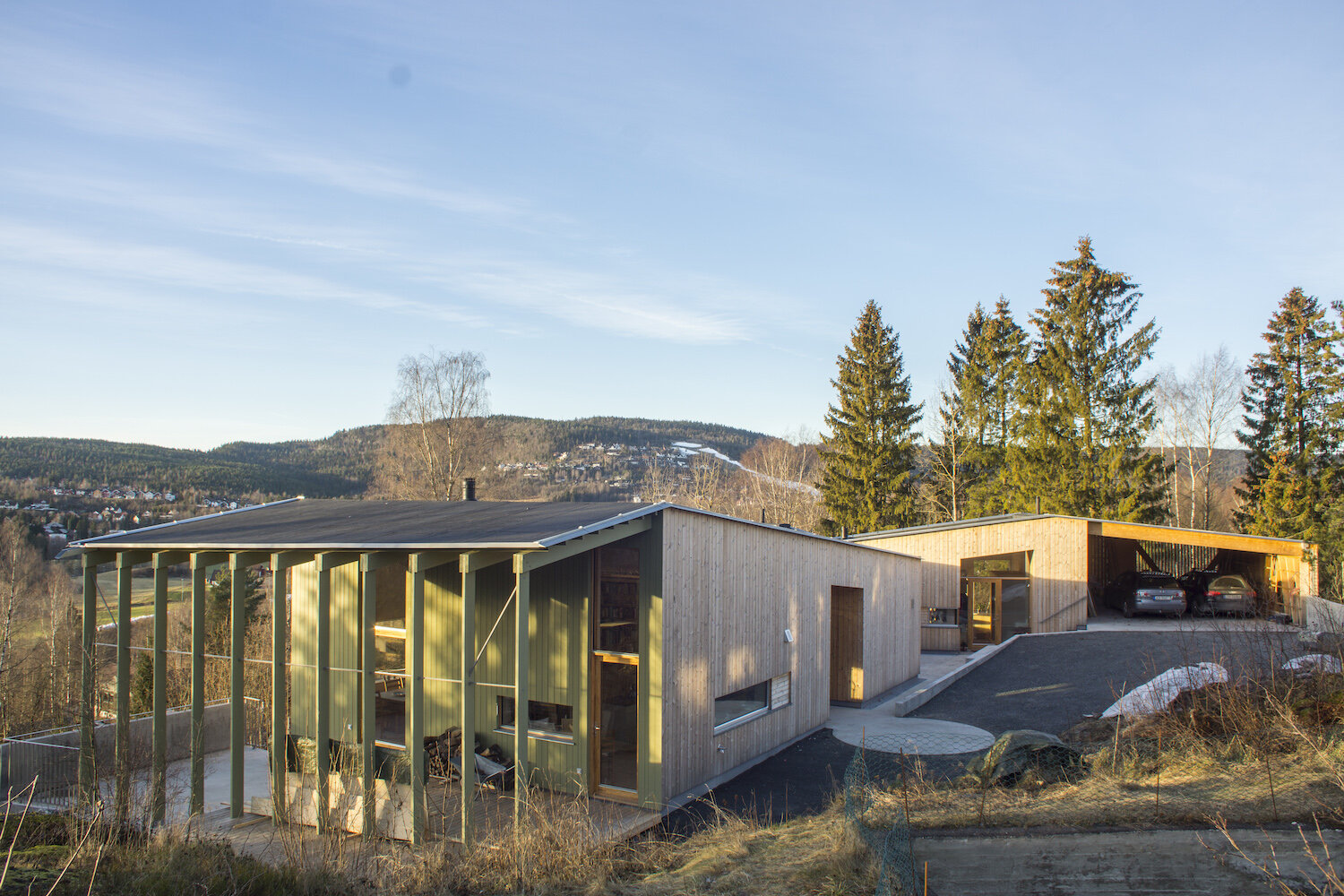 Dobbel bolig i Lommedalen — Eskil Tin