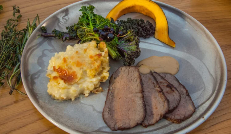 Roast Moose with Potato Gratin — NSC