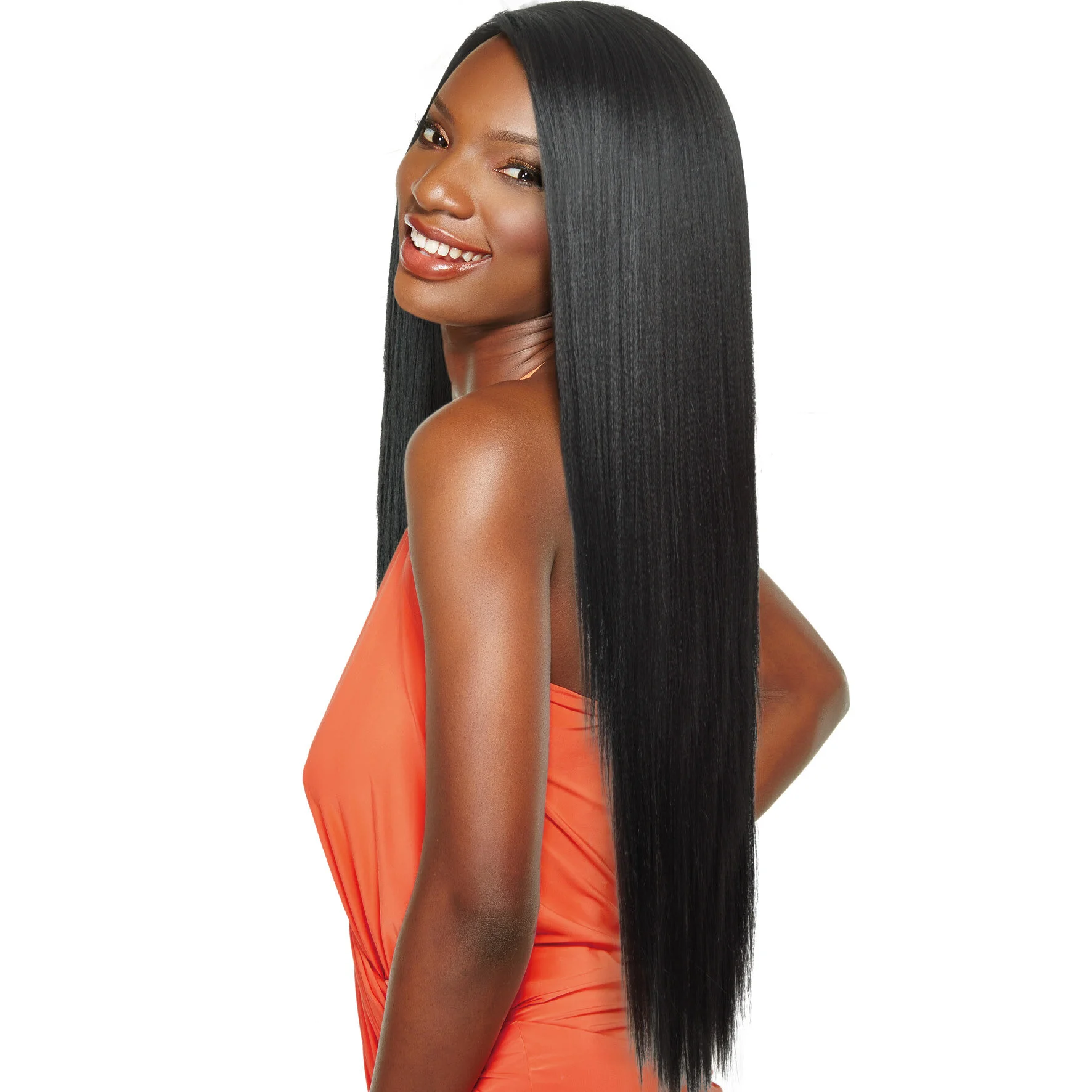 Hot Natural Yaki Weave Synthetic Hair — Sleek Hair