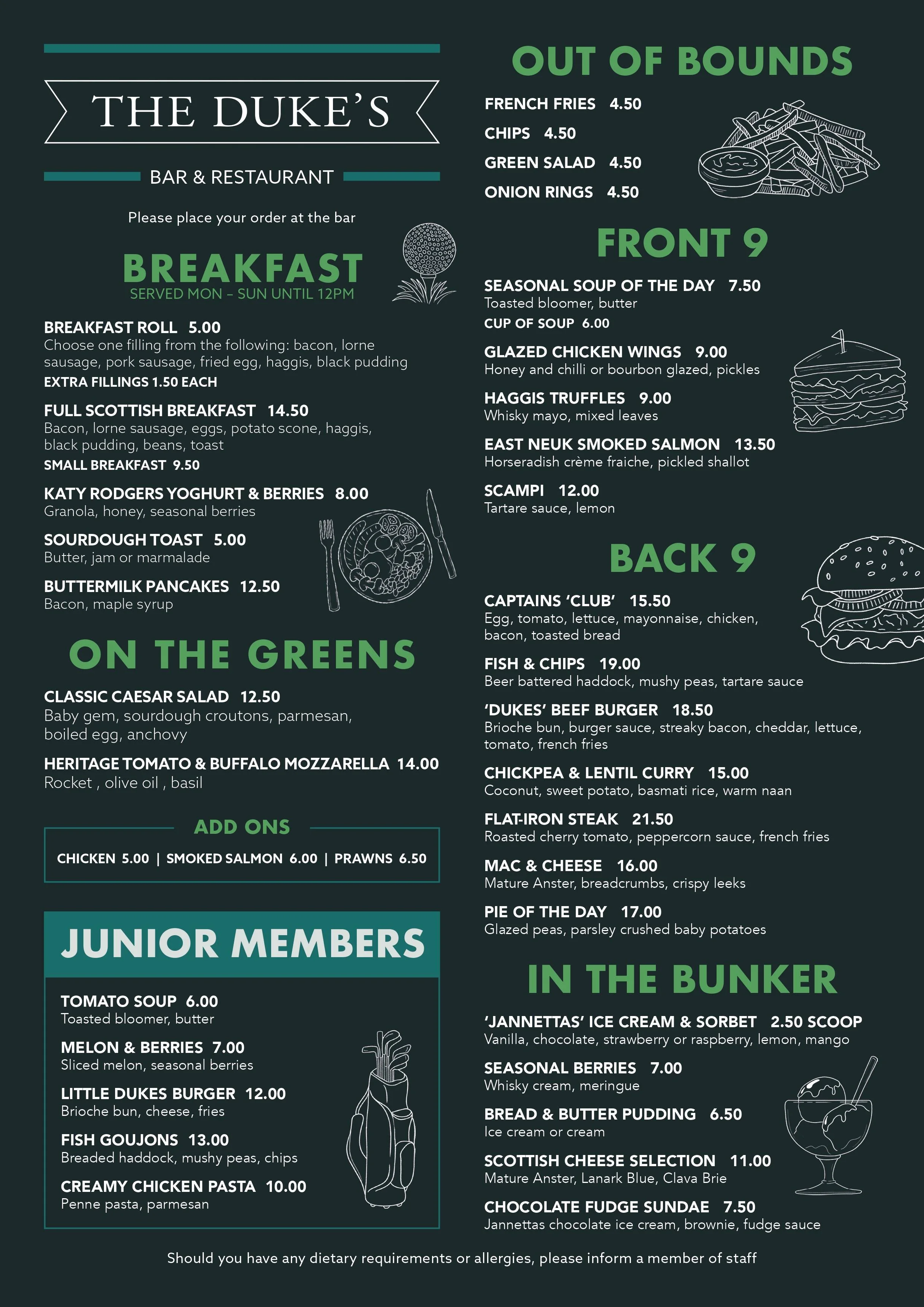 The Duke's Bar & Restaurant | The Duke's Course | Old Course Hotel ...