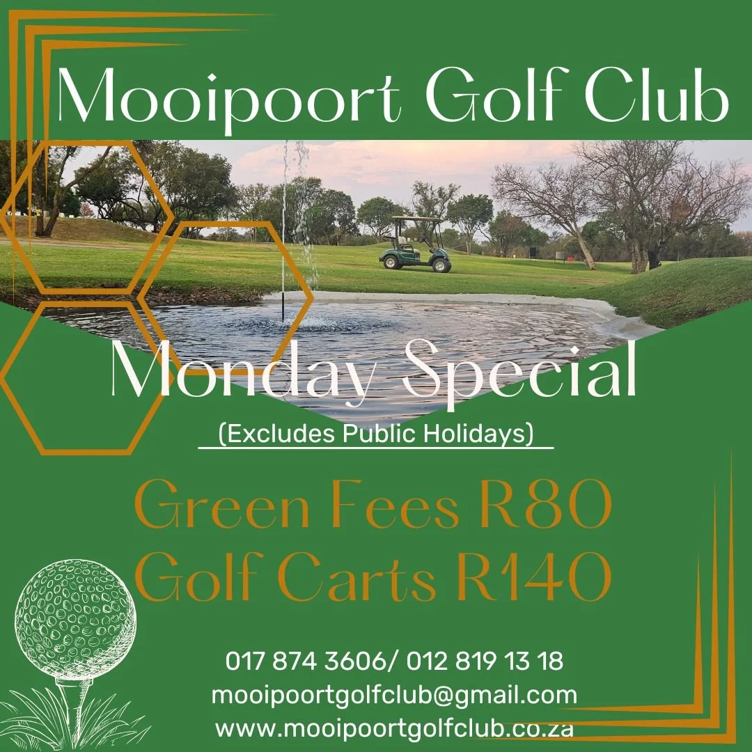 Golf Fees — Mooipoort Golf Club