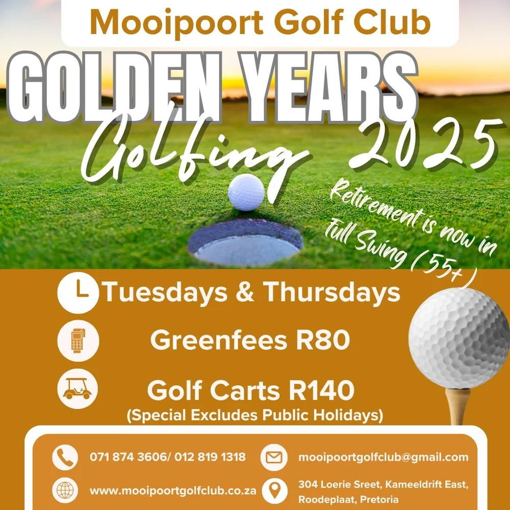 Golf Fees — Mooipoort Golf Club