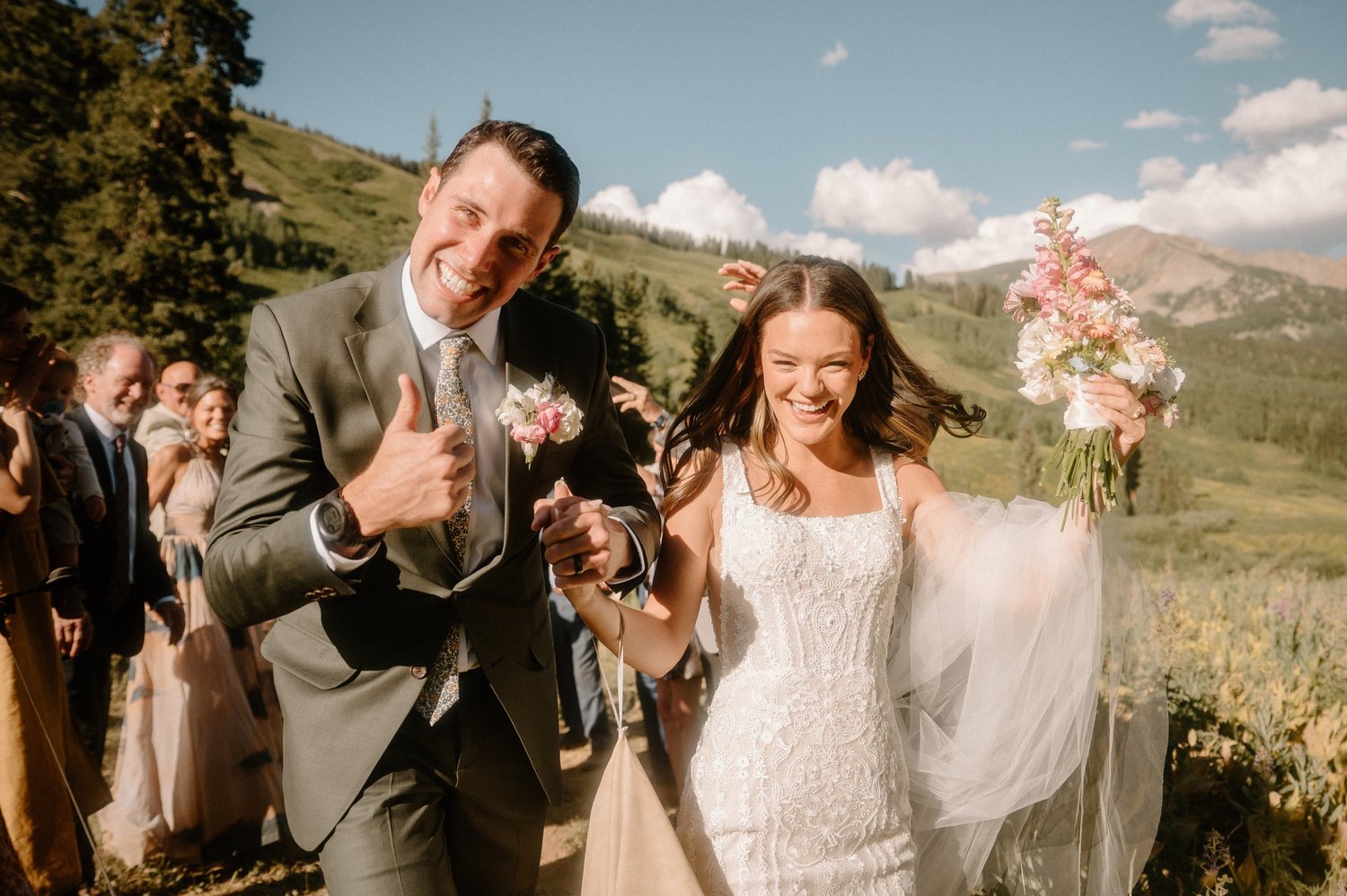 Crested Butte Wildflower Micro Wedding | Colorado Mountain Wedding in ...