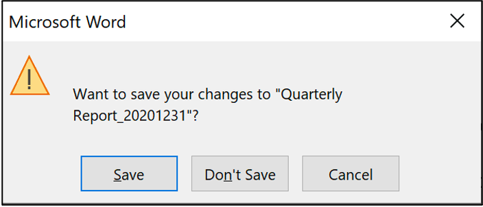 Microsoft Office Alerts | DS Forensics, Inc.