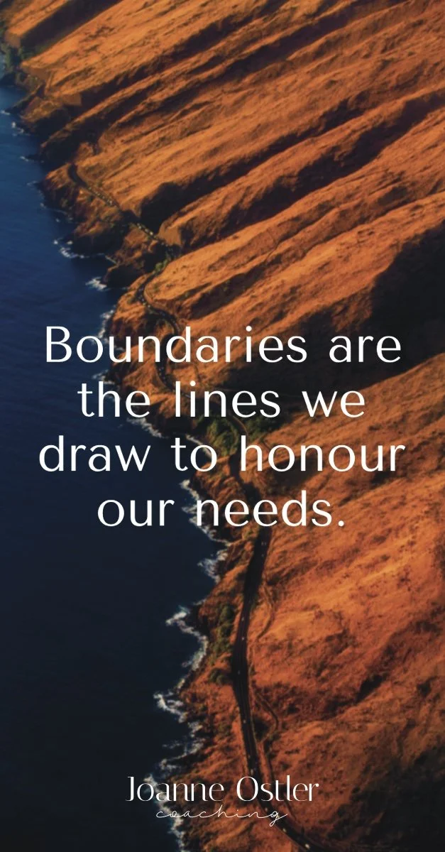 Setting Healthy Boundaries | Coaching Insights by Joanne Ostler ...