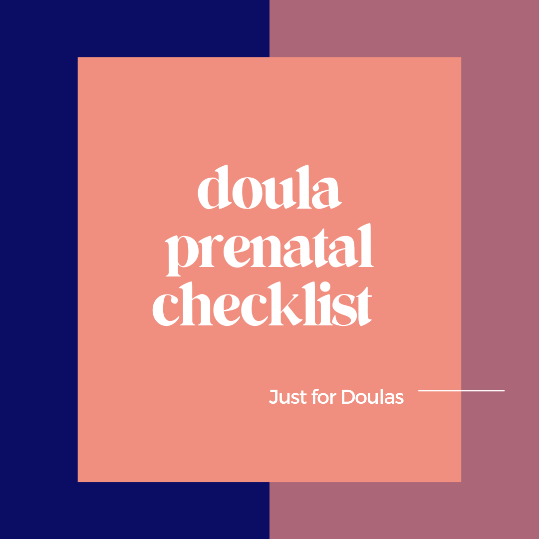 Customizable handouts for your doula clients — National Baby Co.