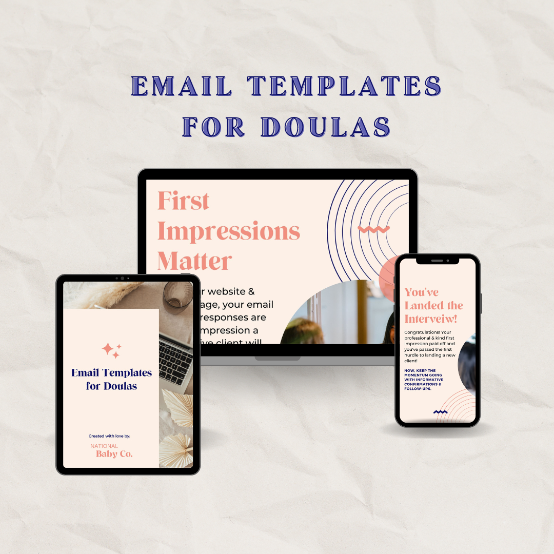 Customizable Handouts for Doula Clients — National Baby Co.