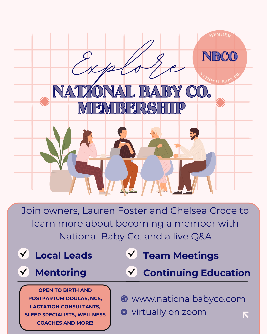 Explore NBCO Membership: Info Session & Live Q&A — National Baby Co.
