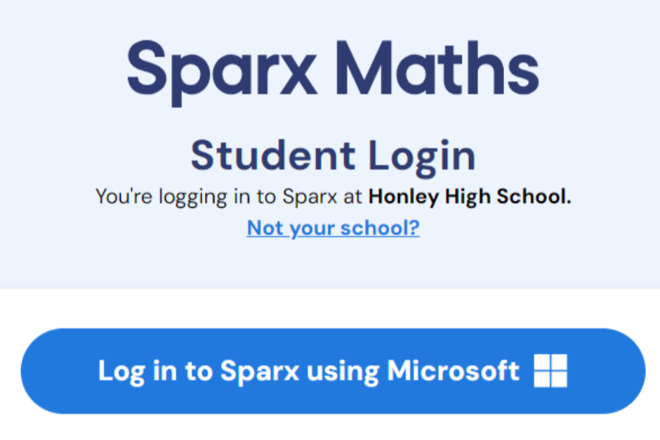 SPARX — HONLEY HIGH SCHOOL