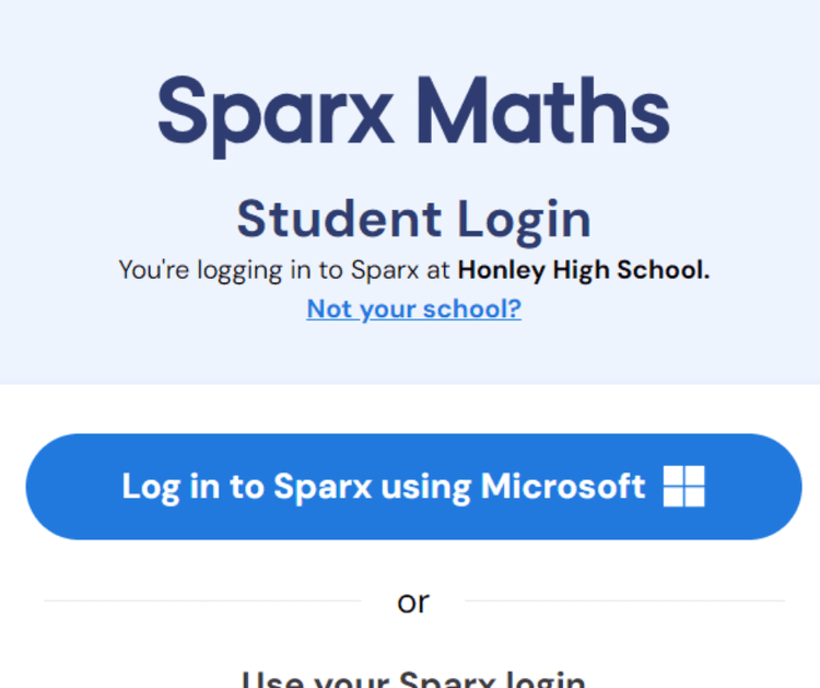 SPARX — HONLEY HIGH SCHOOL