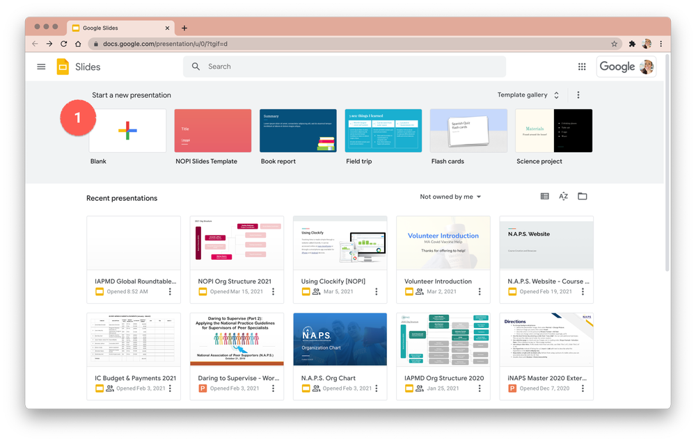 Create a Master Template in Google Slides | NOPI