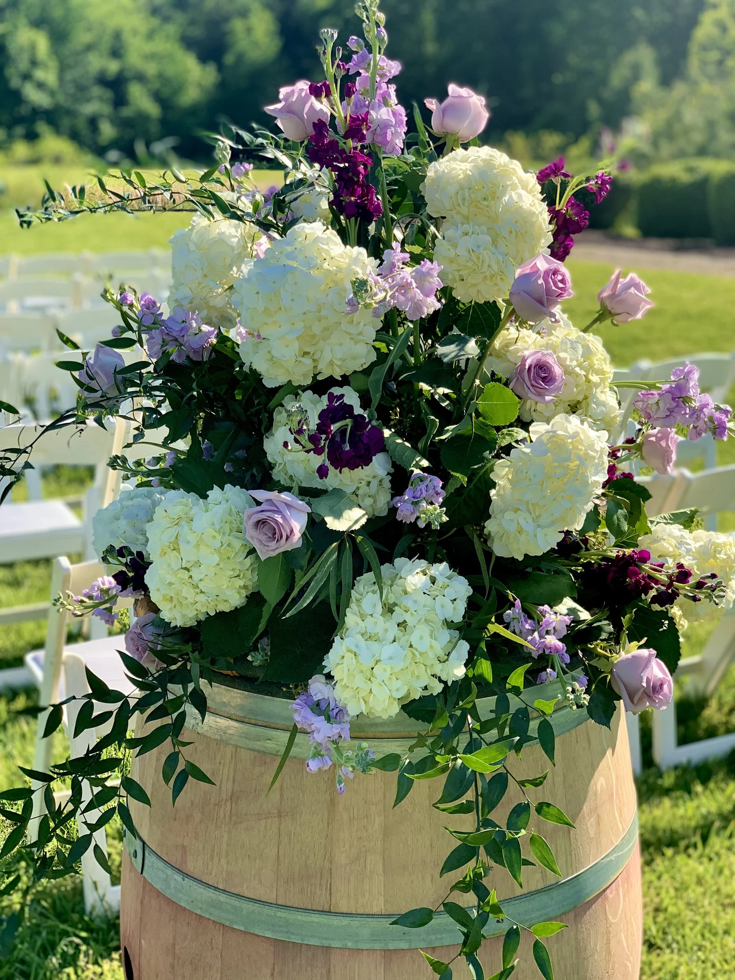 Wedding Ceremony Flowers Williamsburg Va — The Flower Cupboard ...