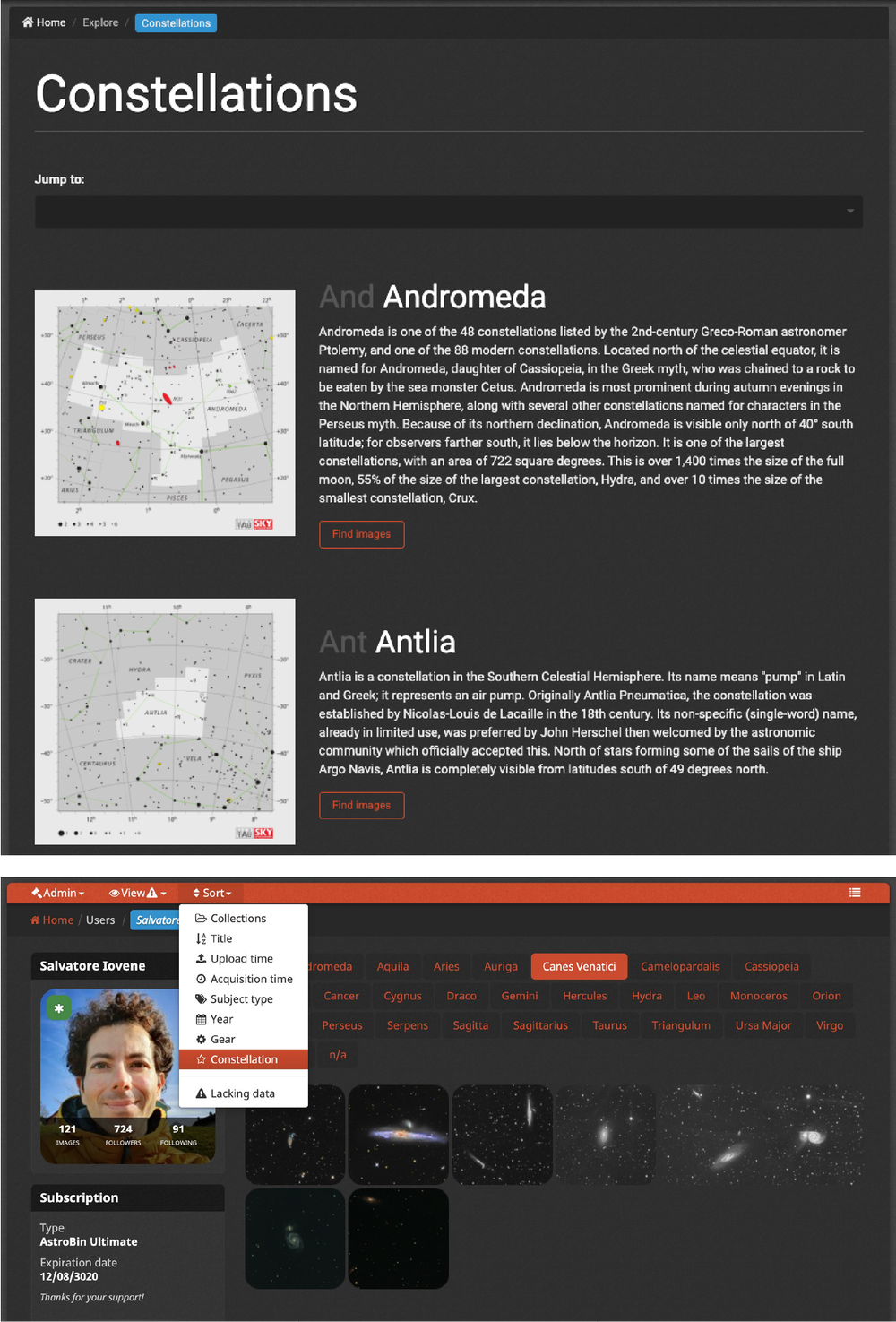 April 2021 update — AstroBin