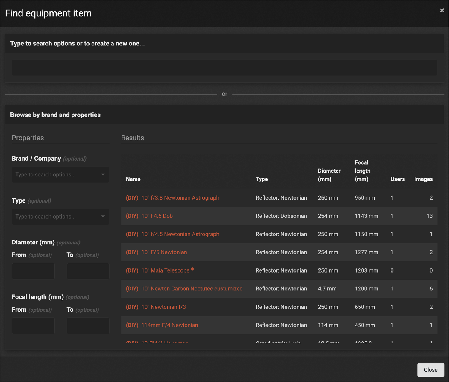 September 2022 update — AstroBin