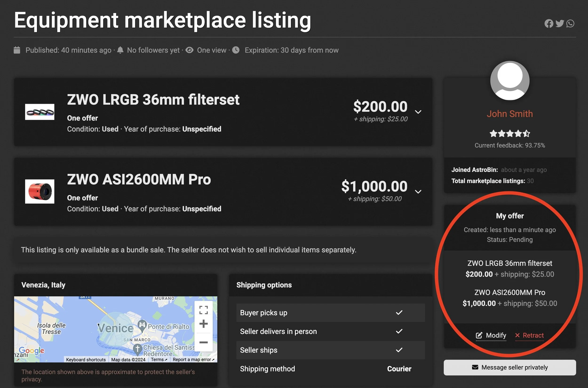 Marketplace — AstroBin