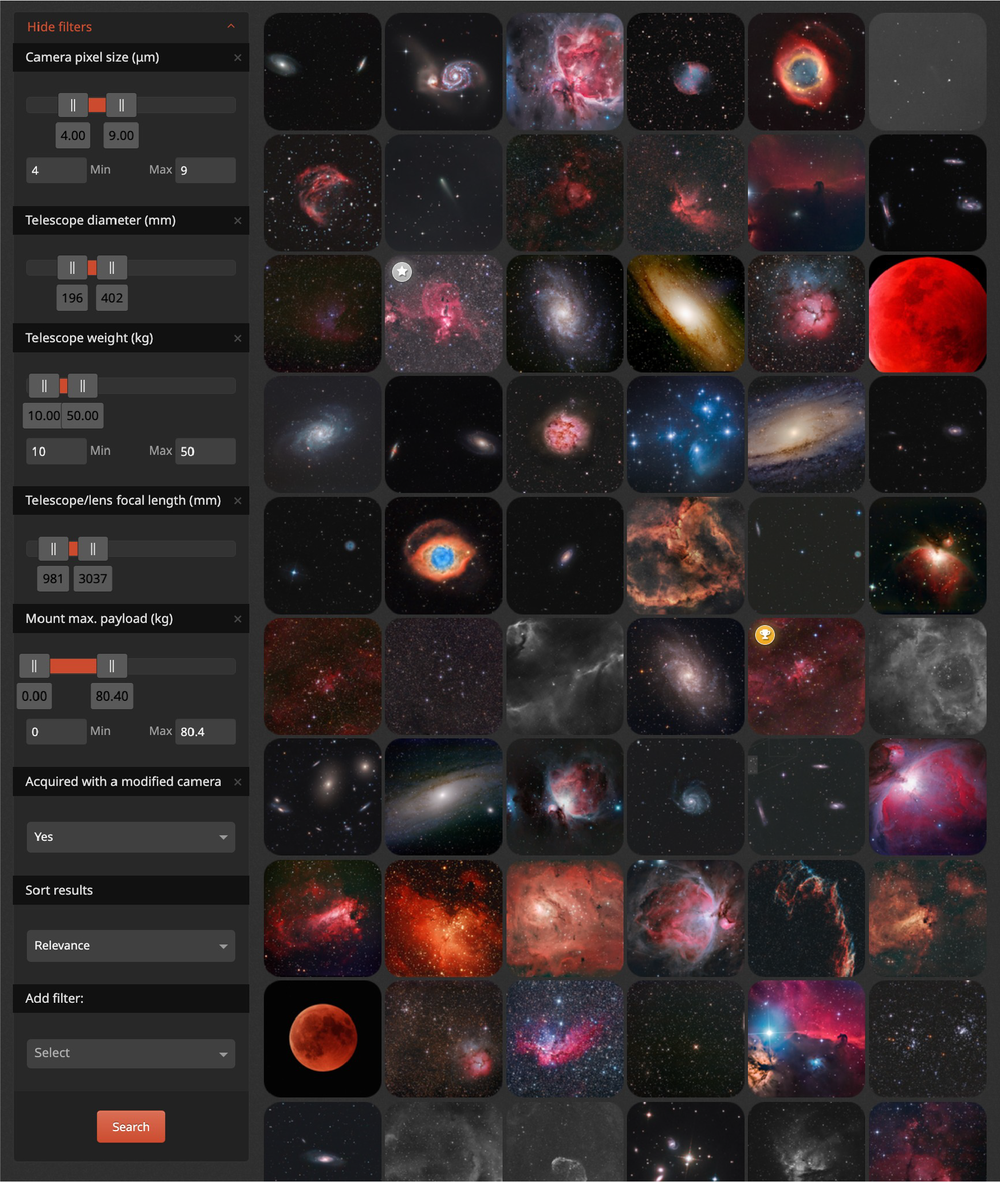 December 2022 update — AstroBin