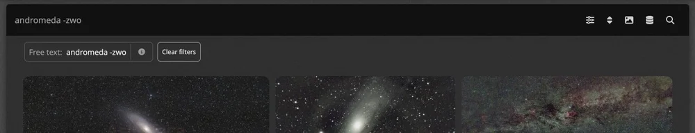 Introducing the new AstroBin Search experience — AstroBin