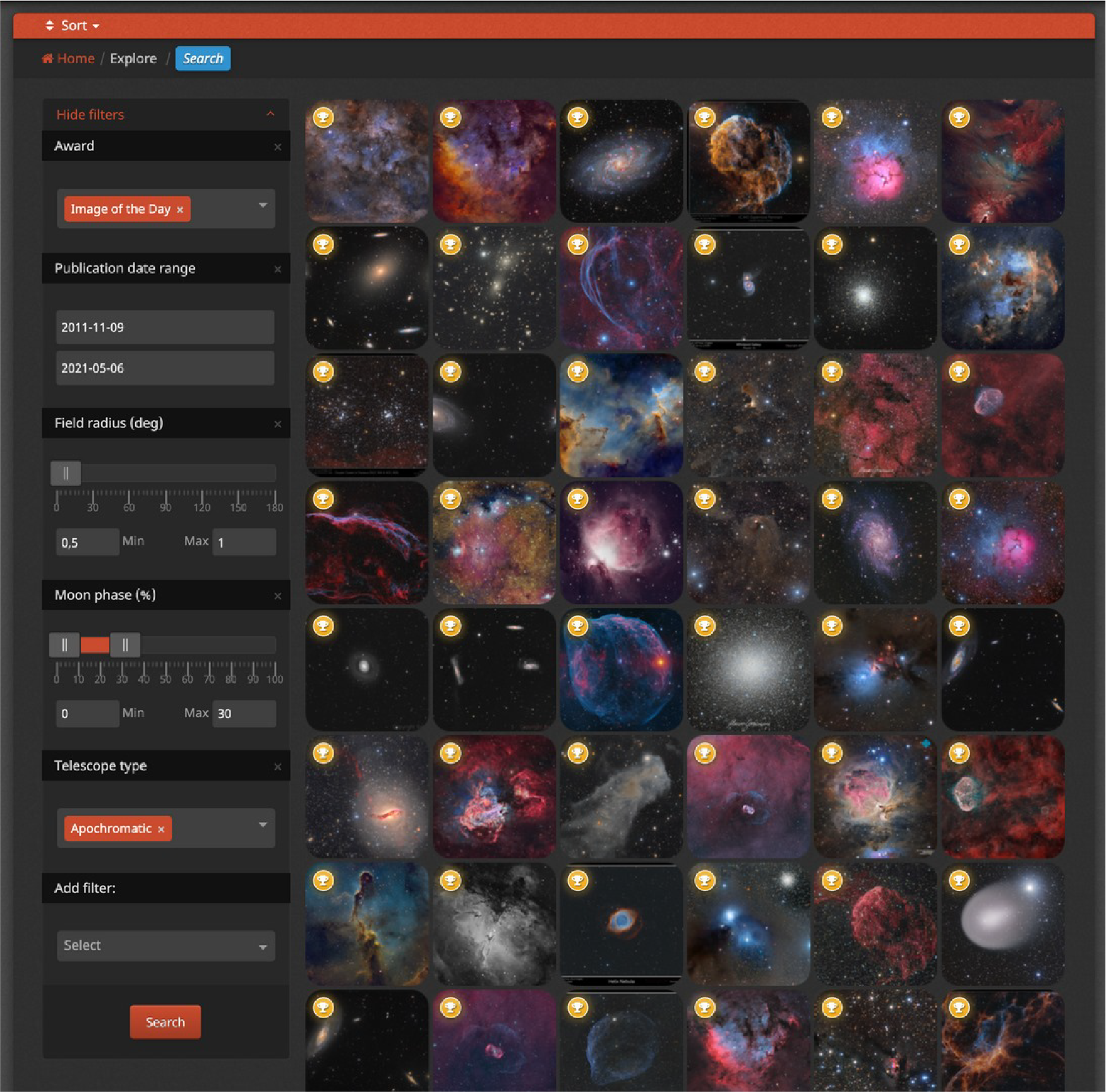 May 2021 update — AstroBin