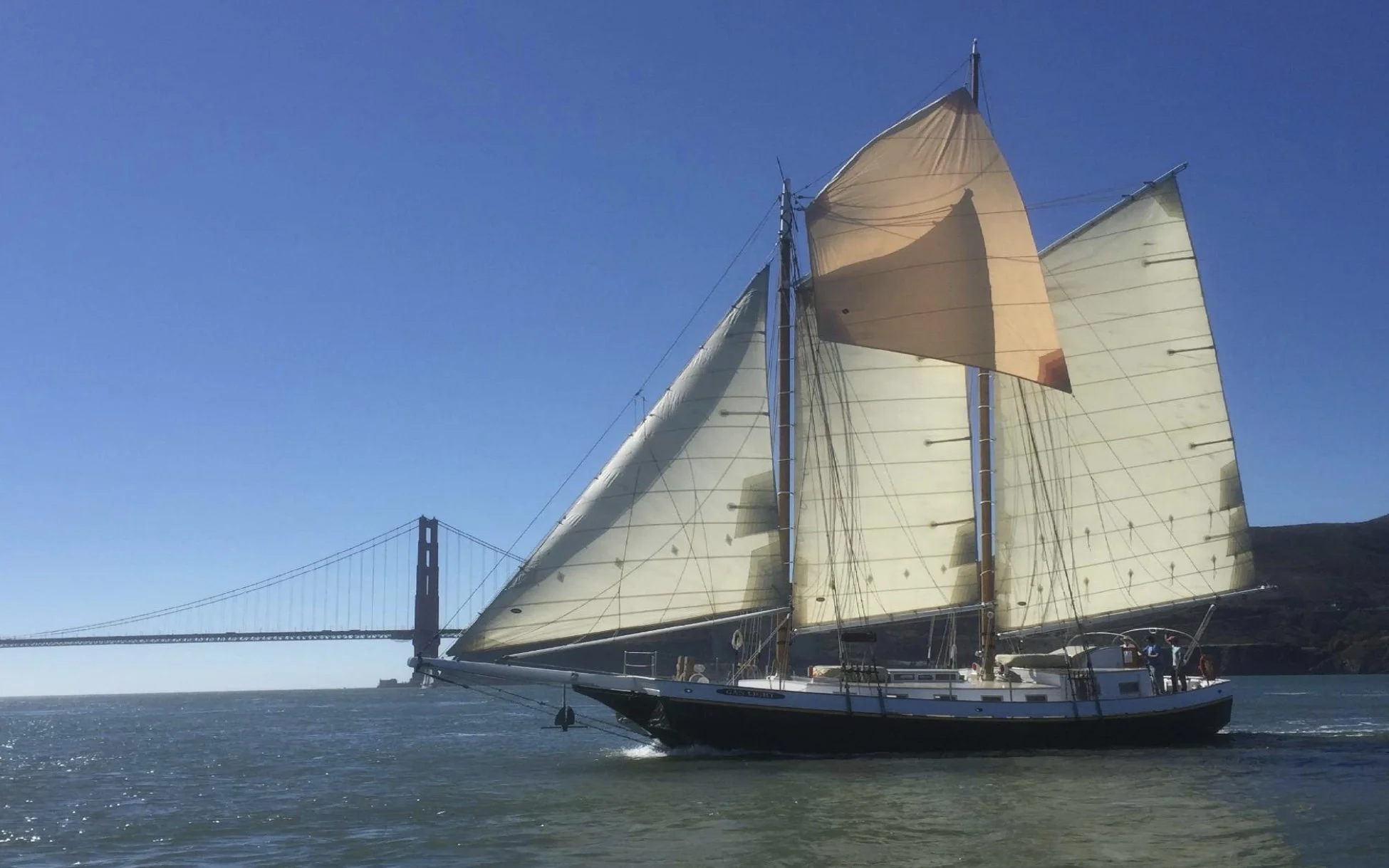 Gas Light 72ft Tall Ship Sailboat Charter — Bay Lights Charters