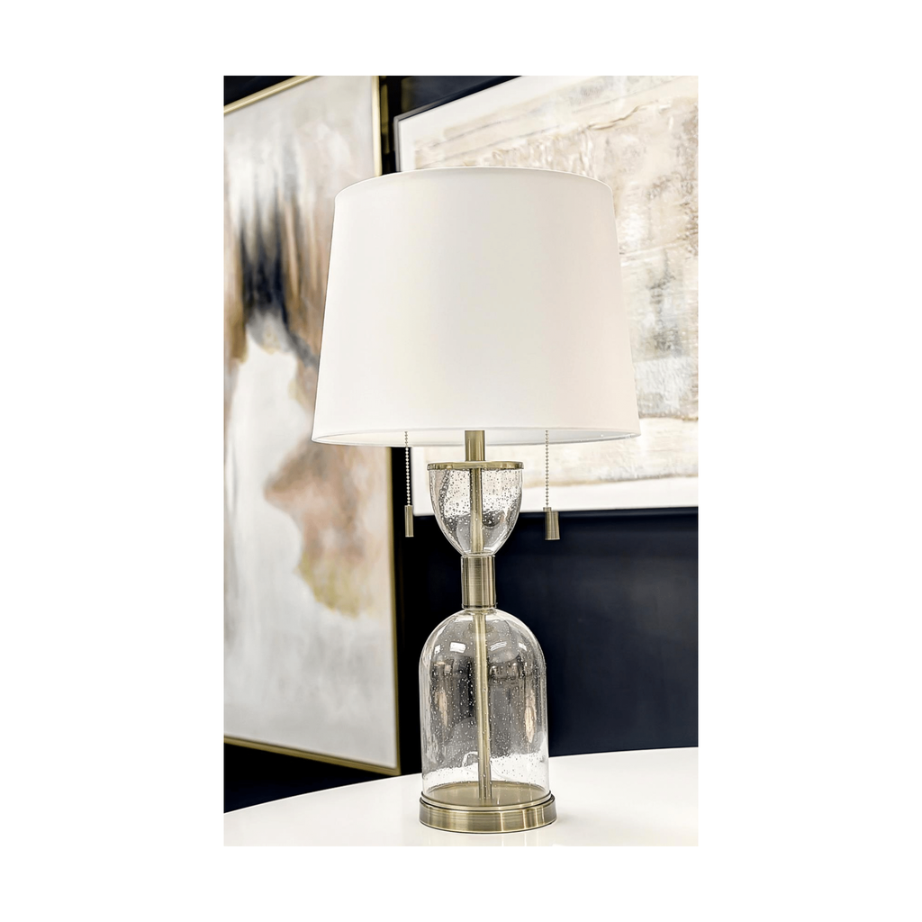 Reflective Glass Body Table Lamp — A.LOGAN DESIGNS Interior Design Homepage