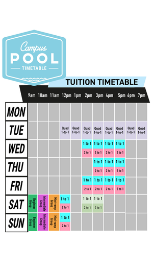 Campus POOL Timetables — Campus Skateparks