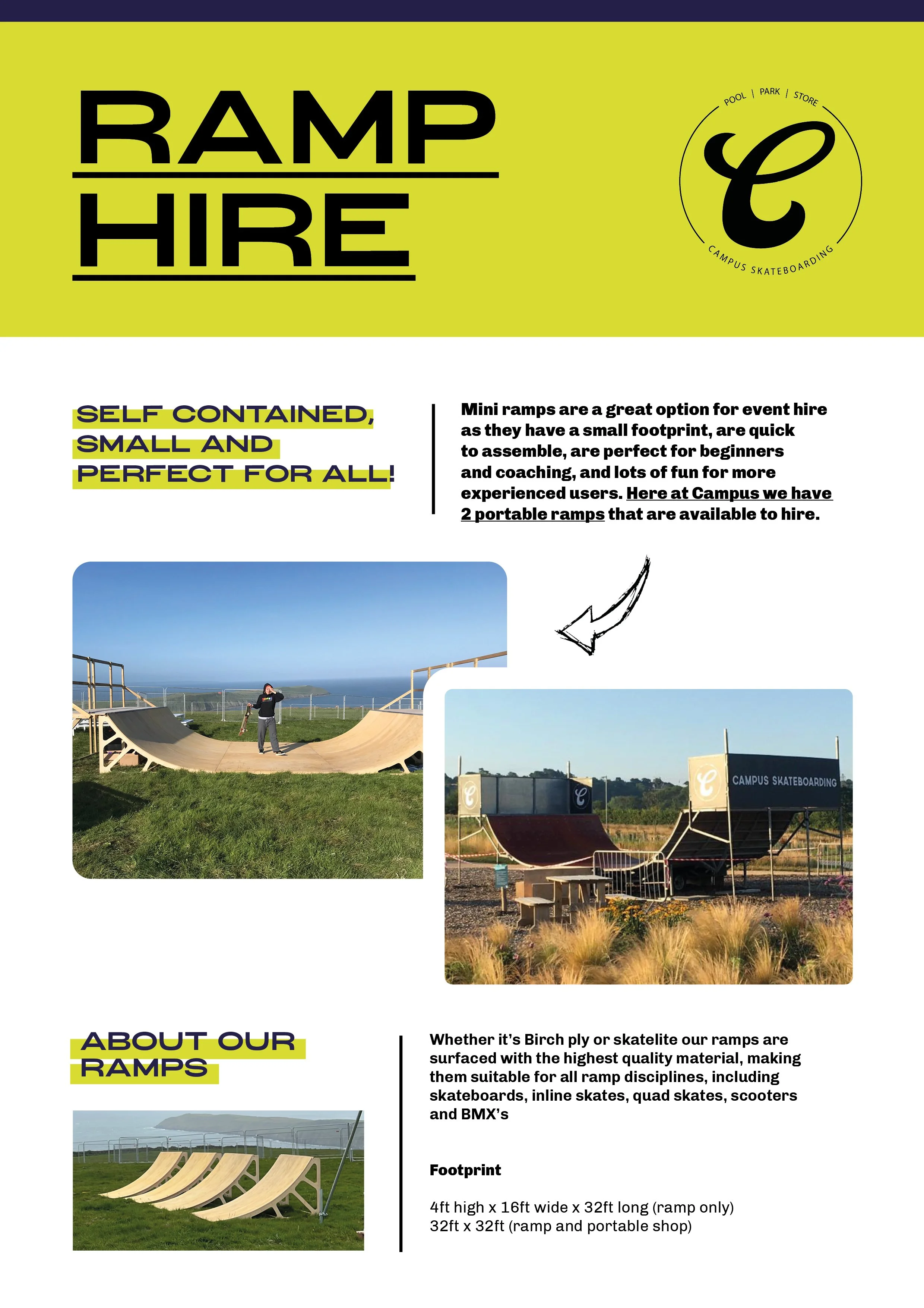 Ramp Hire — Campus Skateparks