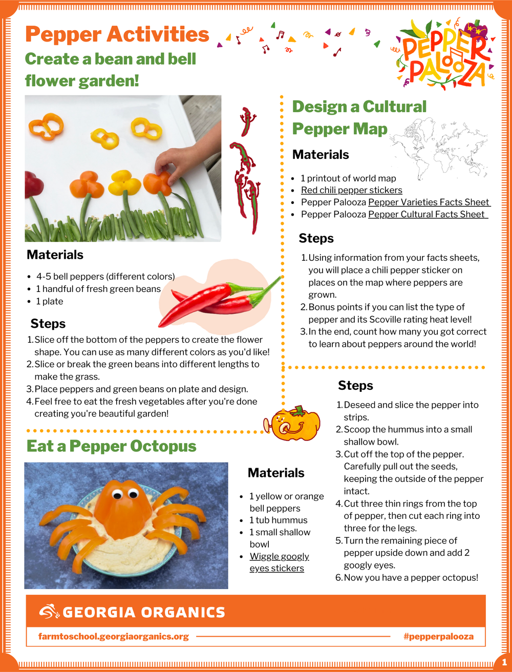 Activity Sheets — Georgia Organics Resources