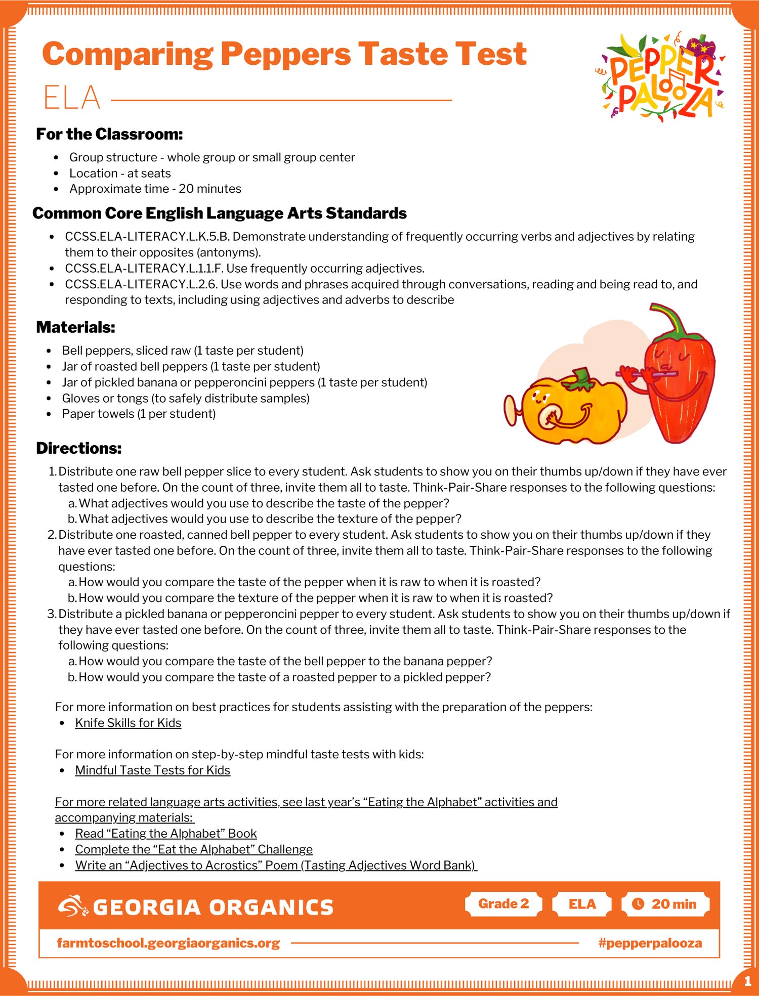 Elementary School Lessons — Georgia Organics Resources