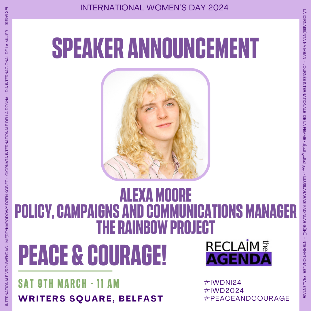 International Women's Day 2024 Speakers — Reclaim the Agenda