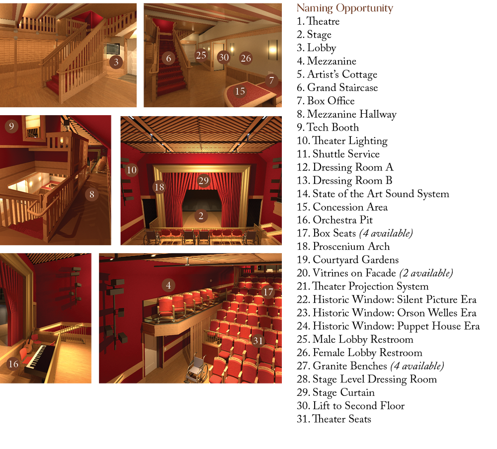 Naming Opportunities — LegacyTheatreCT