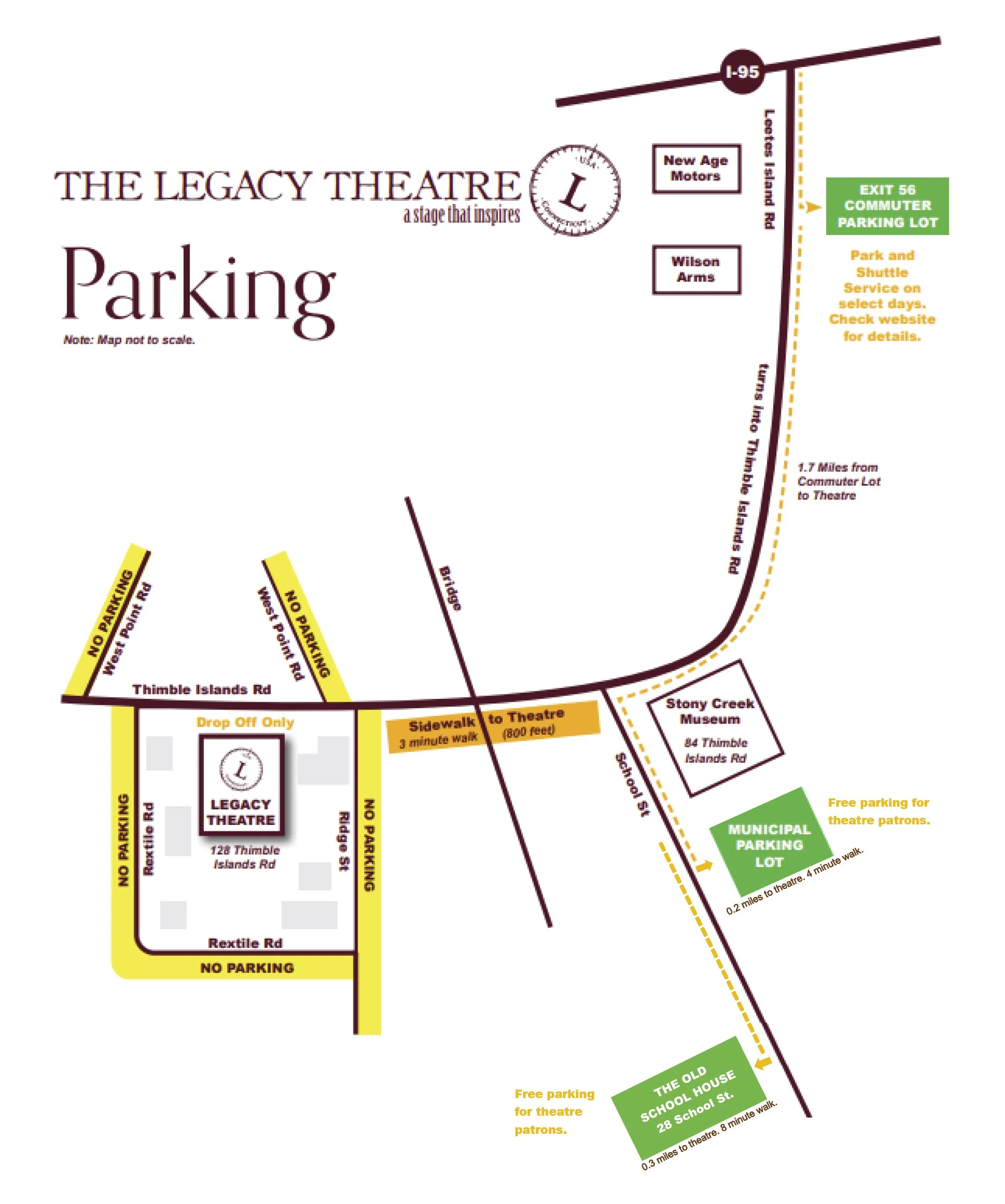 Directions & Parking — LegacyTheatreCT