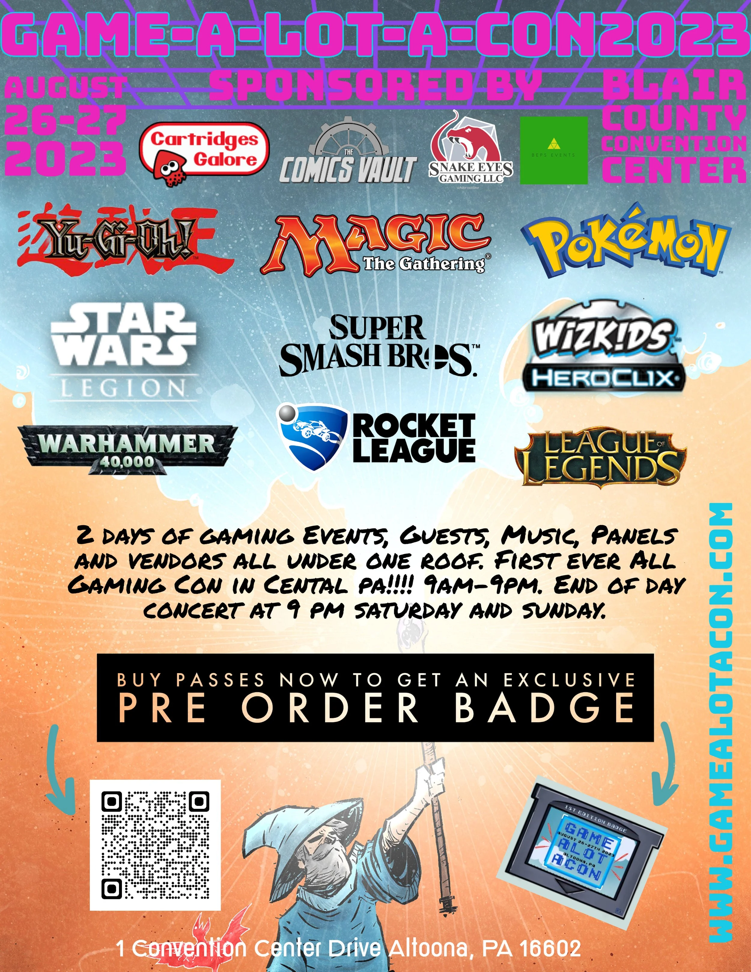 Game-A-Lot-A-Con — Blair County Convention Center