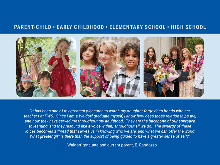 PWS Brochure — Pasadena Waldorf School
