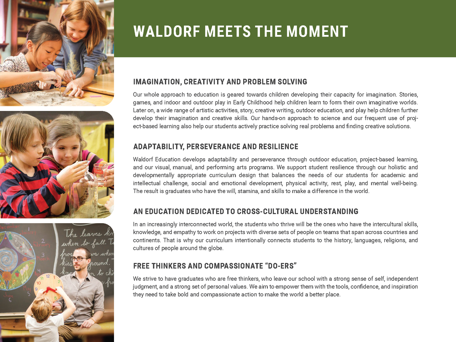 PWS Brochure — Pasadena Waldorf School
