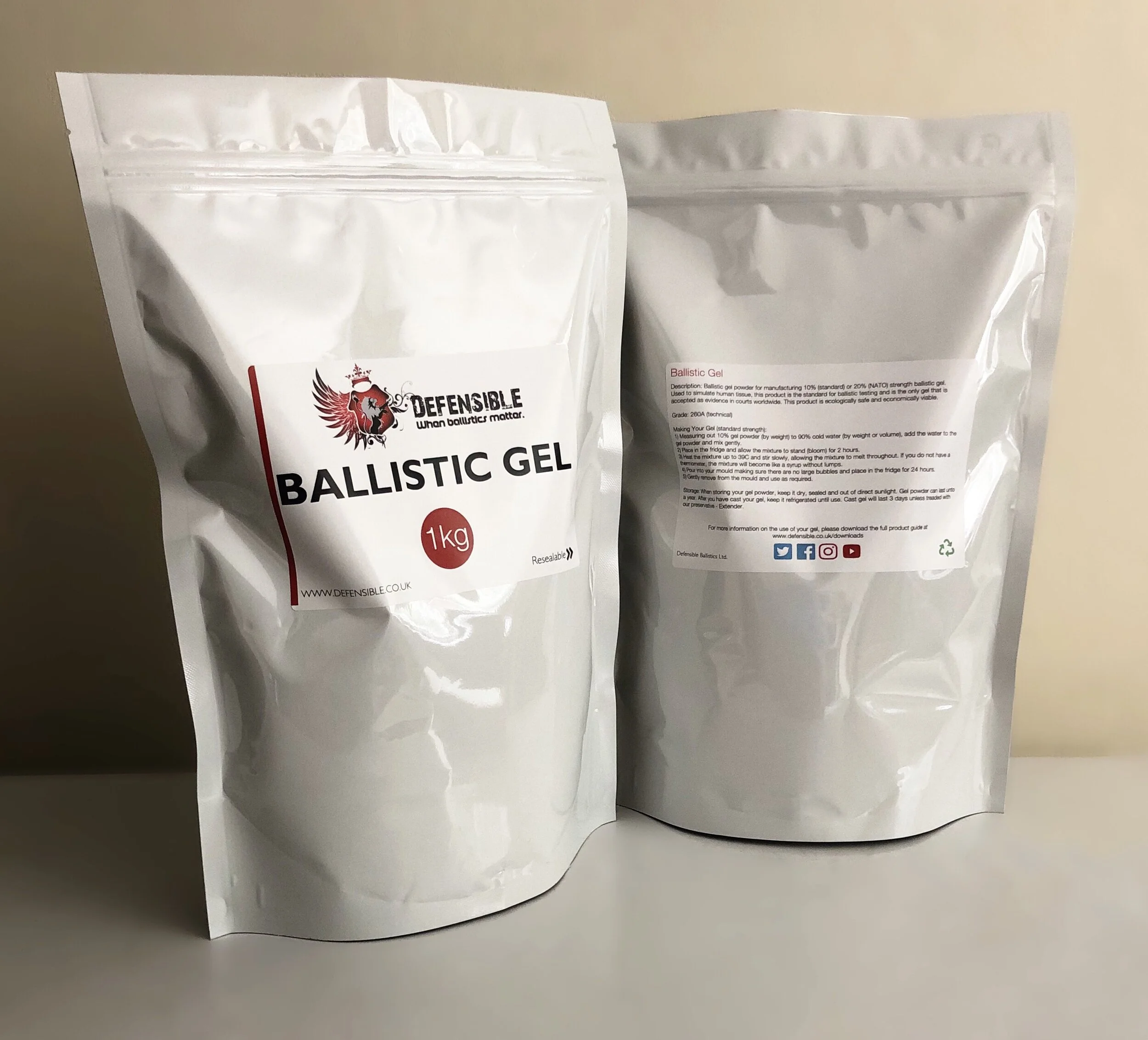 Ballistic Gel — Defensible Ballistics