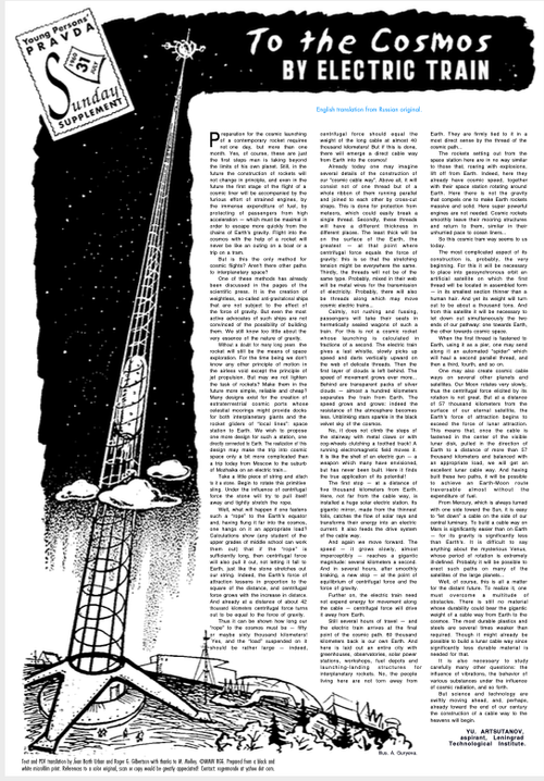 Space Elevator History — International Space Elevator Consortium