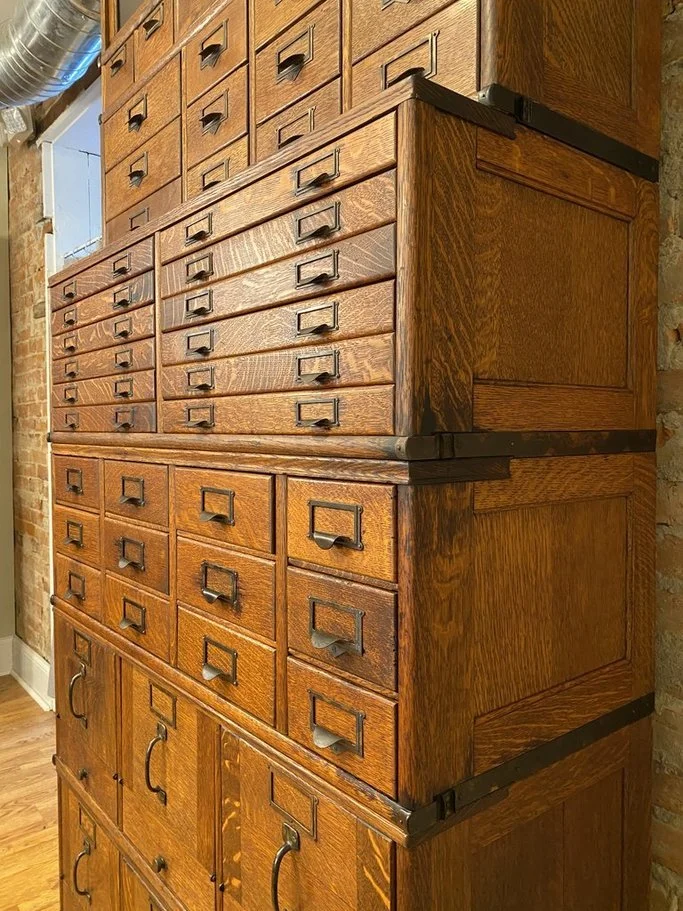 Antique Globe Wernicke Stacking File Cabinet and Barrister Bookcase ...